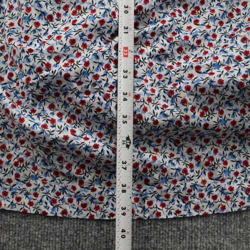 J Crew Dress Womens Small Cotton Voile Empire Waist Midi Poppy Print ...