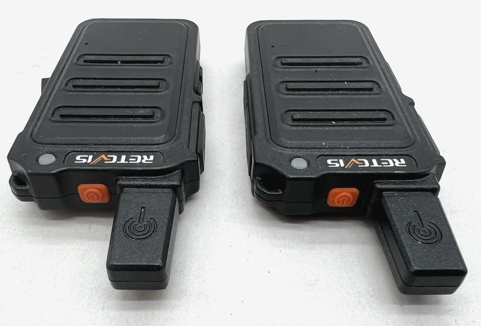 (2) Retevis RETC 15 RT68 Walkie Talkie Two Way Handheld Radio NO ...