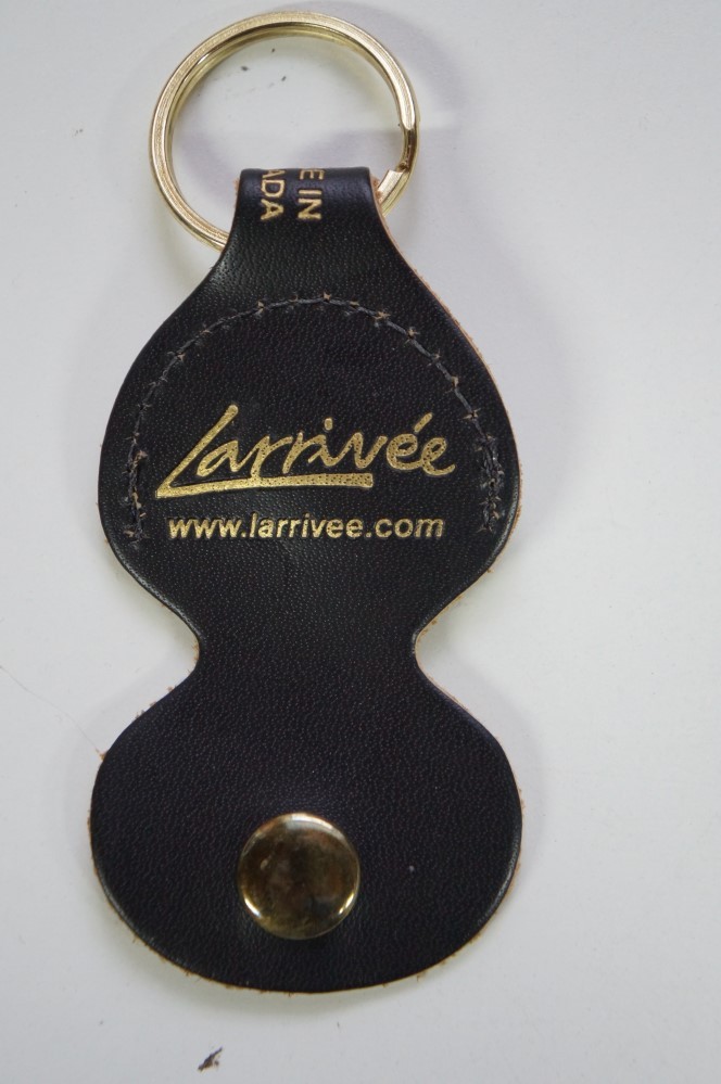 Larrivee Leather Key Ring Pick Pouch with 3 Larrivee Logo Picks | eBay