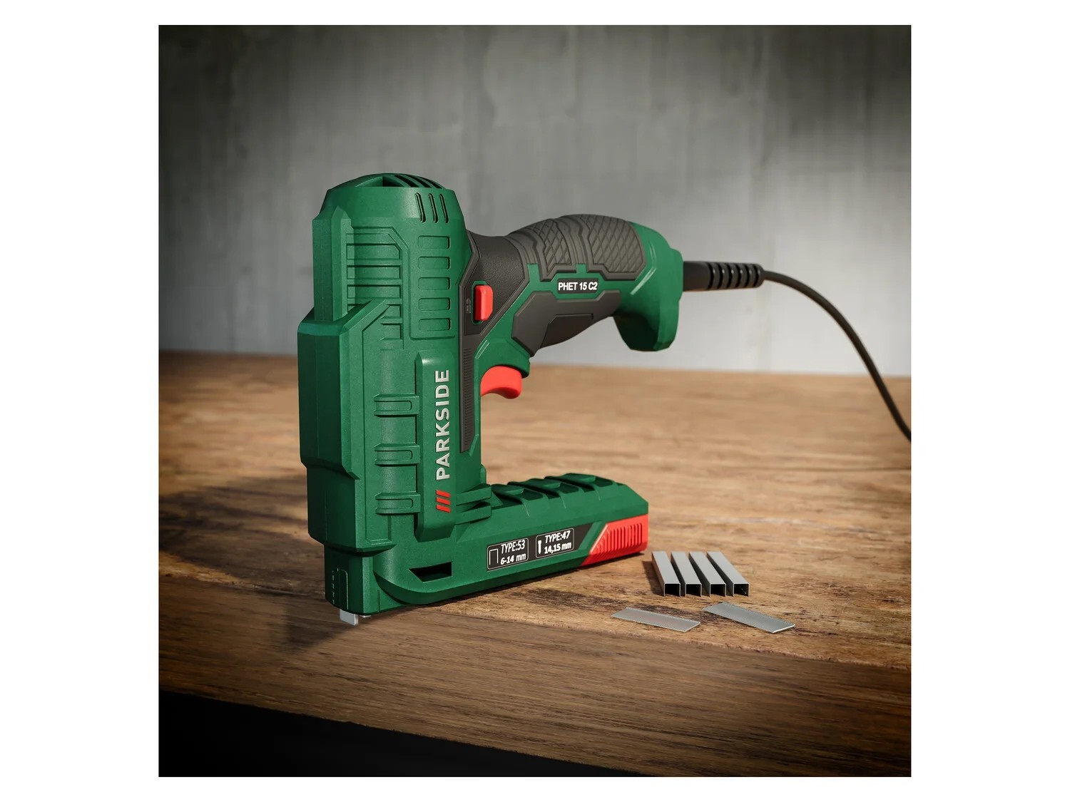 PARKSIDE Elektrotacker und -nagler Tacker PHET 15 C2,