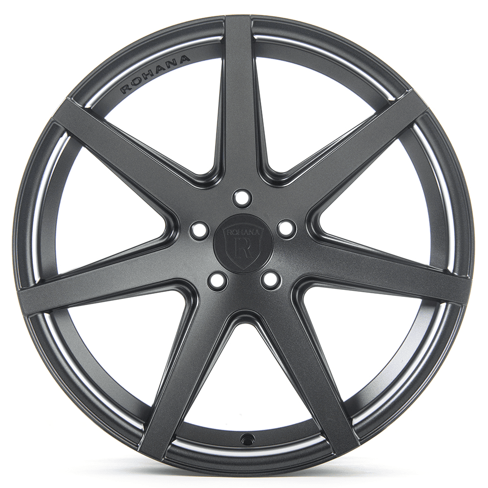 20” ROHANA RC7 MATTE GRAPHITE WHEELS FOR MASERATI GRAN TURISMO 20X9 ...