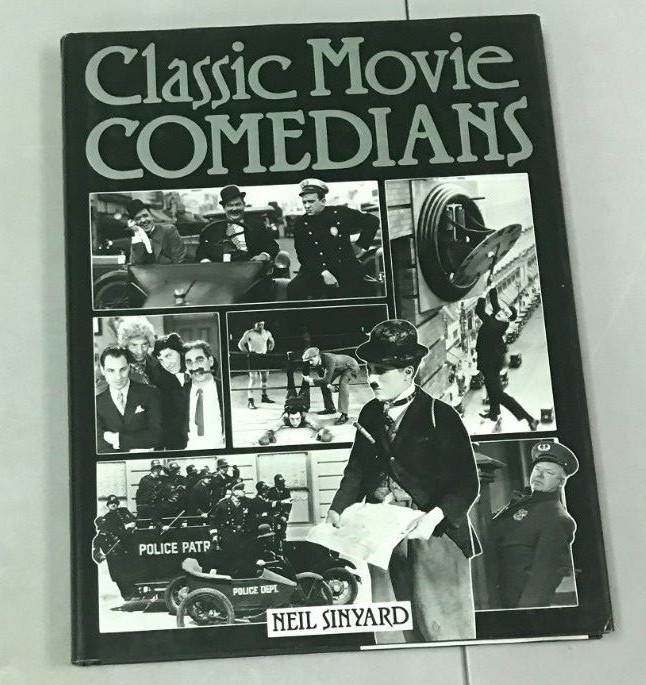 HARDCOVER CLASSIC MOVIE COMEDIANS NEIL SINYARD DUST JACKET FIRST ...