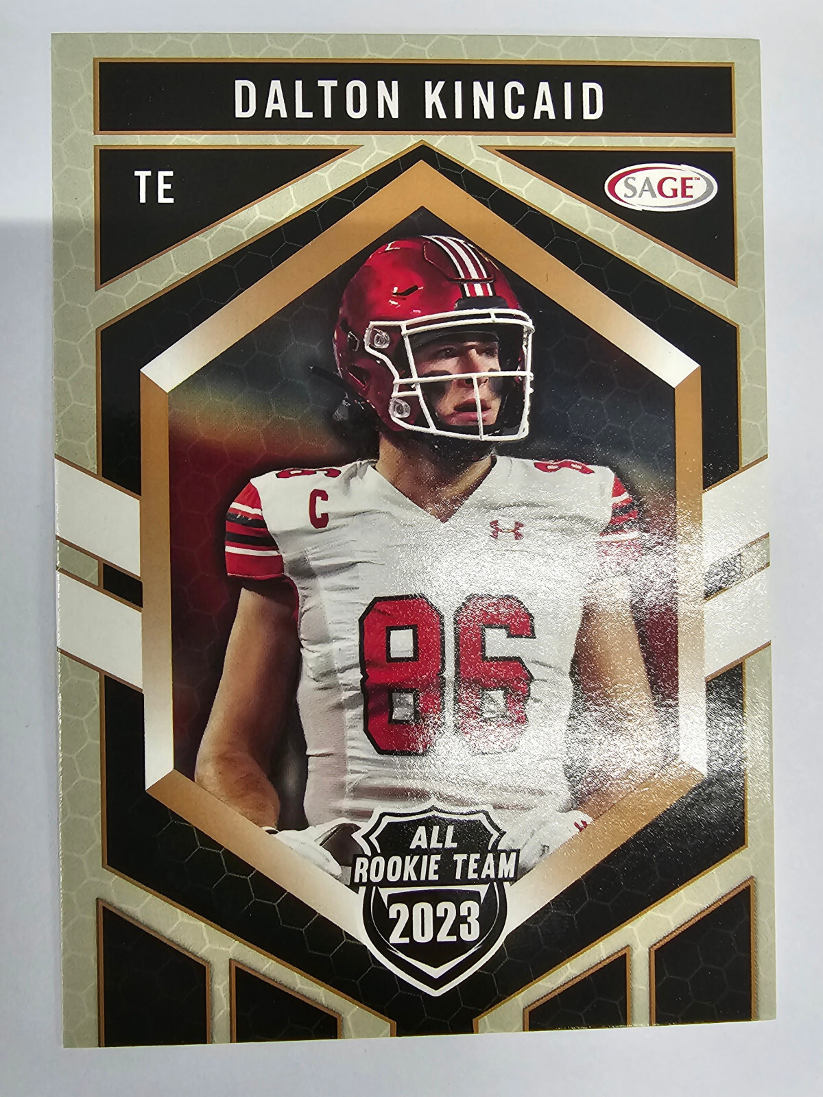 Dalton Kincaid 2023 SAGE High Series All Rookie Team Rookie RC Card ...