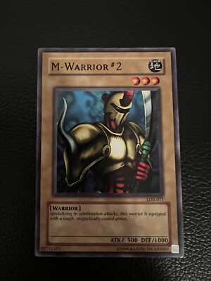 Yu-Gi-Oh! TCG M-Warrior #2 Legend of Blue Eyes White Dragon LOB-077 ...