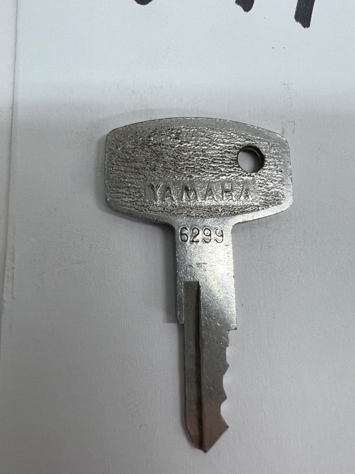 NOS YAMAHA MOTORCYCLE KEY GENUINE JAPAN ORIGINAL OEM PRE CUT # 6299 | eBay