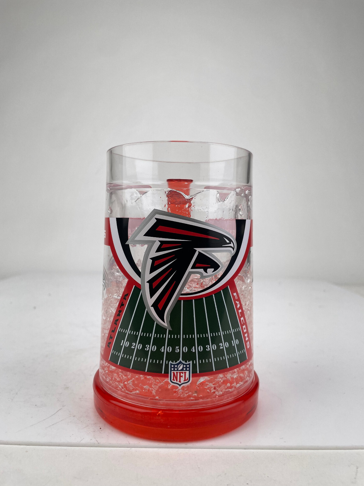 New NFL 16 Oz Crystal Frosted Freezer Mug Beer Drink Glass Atlanta ...