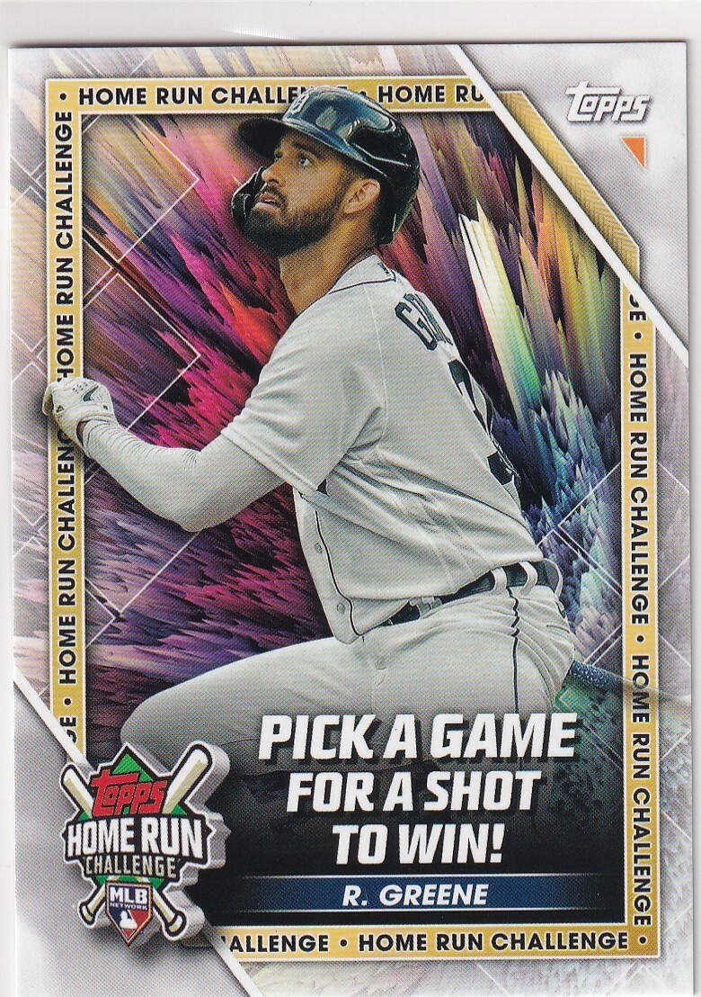 2023 TOPPS HOME RUN CHALLENGE PICK A GAME RC RILEY GREENE DETROIT ...