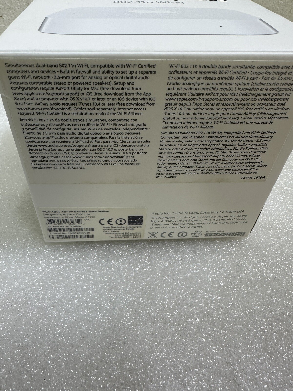 Apple+A1392+Airport+Express+2nd+Generation+Wireless+Router for sale ...