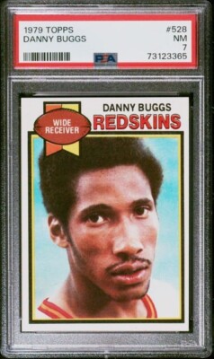 1979 Topps Danny Buggs Football Card #528 Washington Redskins PSA 7 NM ...