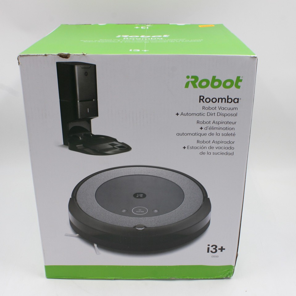 iRobot ROOMBA i3+ EVO Self-Emptying Robot Vacuum | i3550 | eBay
