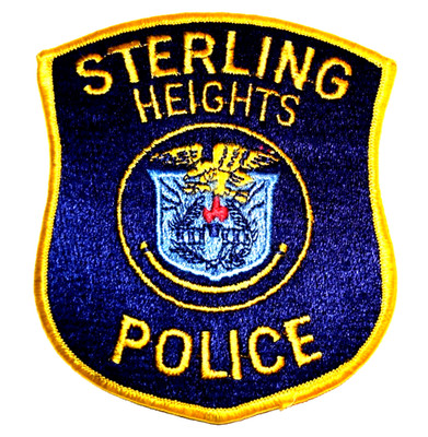 STERLING HEIGHTS MICHIGAN MI Police Patch CITY SEAL CREST FLAME 1J ...