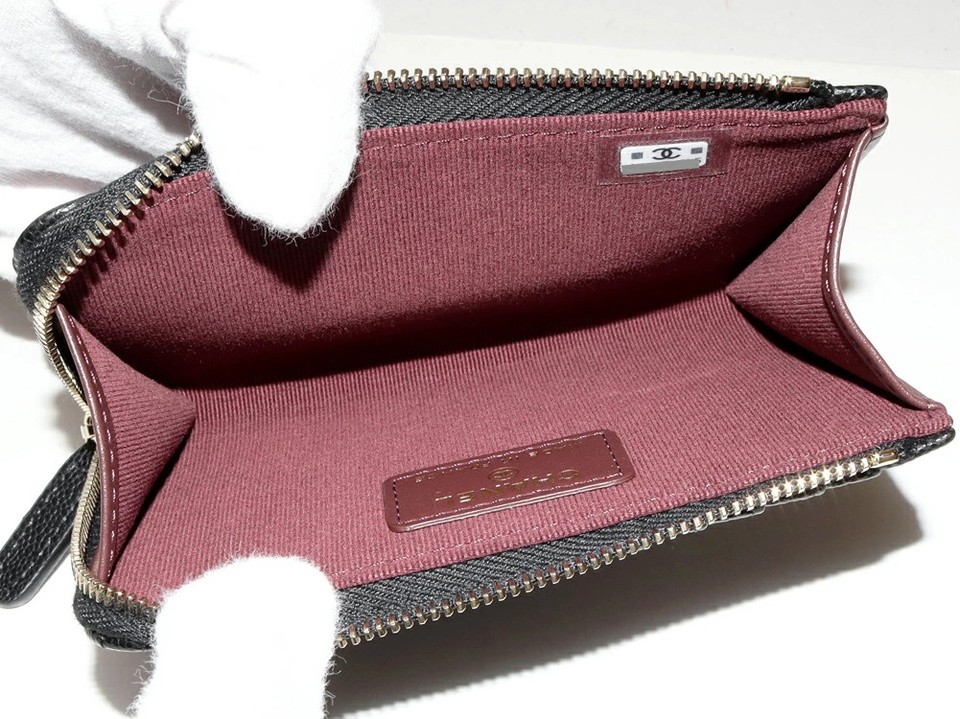 Chanel Card Coin Case Fragment Case Matelasse Crap Card Case Indian ...