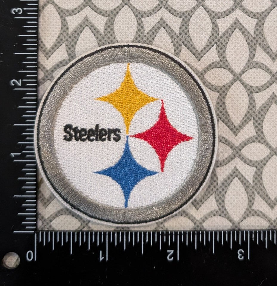PITTSBURGH STEELERS FOOTBALL IRON ON EMBROIDERED PATCH | eBay