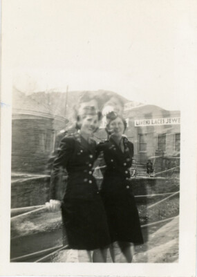 Double Exposure Military Women Vintage Snapshot Photo Vernacular ...