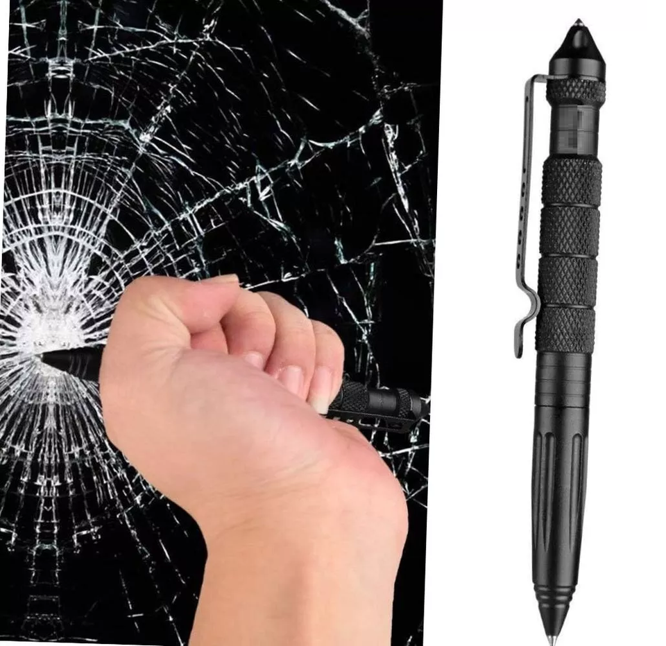 Military Tactical Pen w/ Tungsten Steel Tip - Self Defense Glass ...