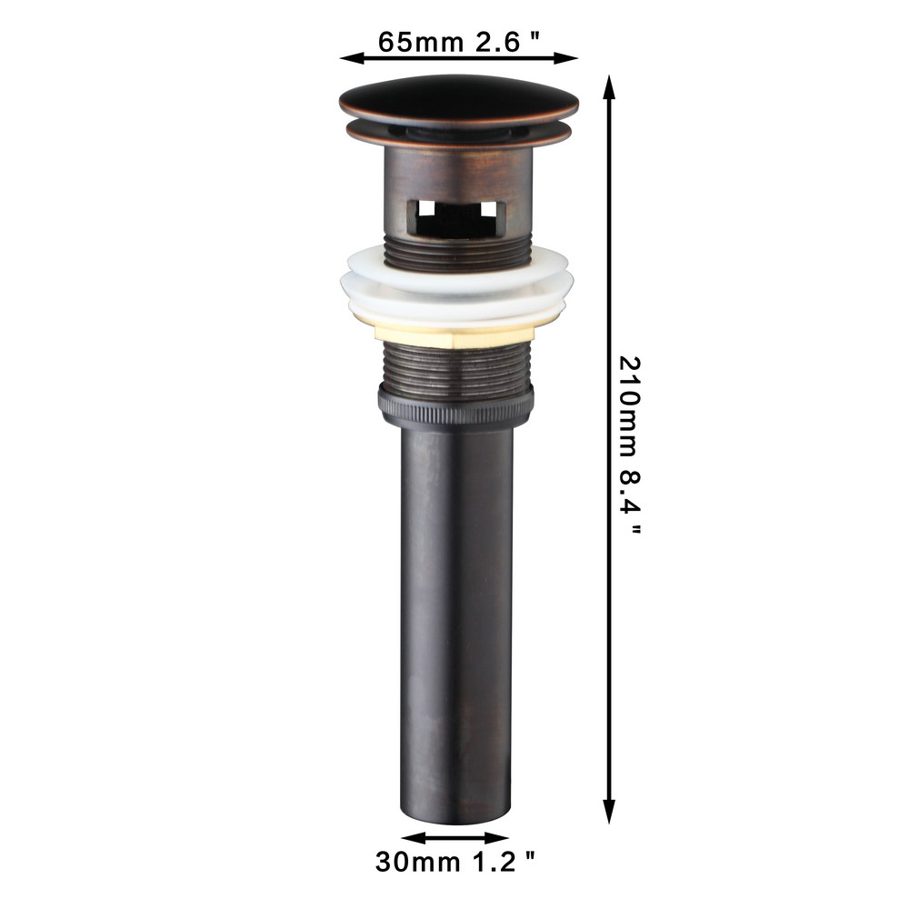 Bathroom Sink Overflow Pop Up Drain Assembly black Color | eBay