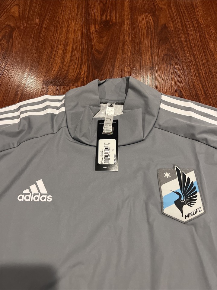Adidas Men’s Minnesota United Soccer Pullover Climastorm Rain Jacket XL ...