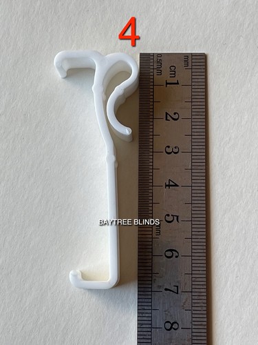 WOODEN VENETIAN BLIND FACIA / PELMET / VALANCE TOP FINISHING TRIM CLIPS ...