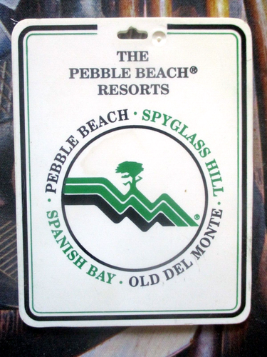 vtg - PGA Golf Bag Tag - SPYGLASS HILL GOLF COURSE gc - Pebble Beach ...