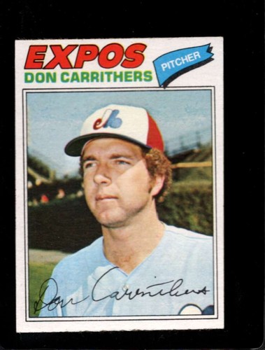 1977 Topps #579 Don Carrithers NM Near Mint Expos | eBay