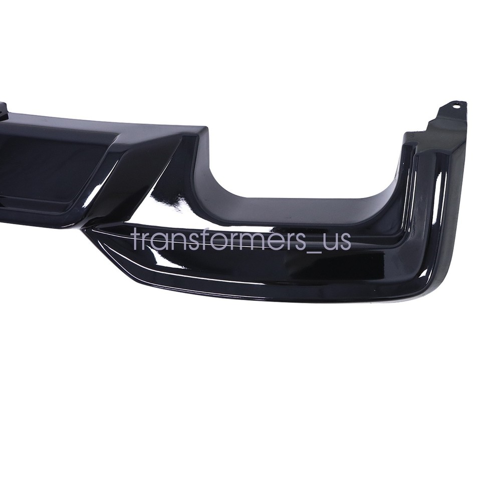 Gloss Black Rear Bumper Lip Diffuser For BMW F06 F12 F13 M6 640i 650i M ...