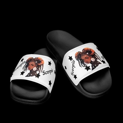 African Scorpio Zodiac Women's Slides (Made to Order) | eBay