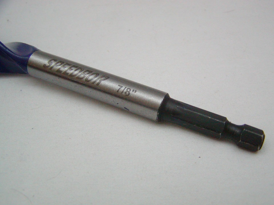 (1) NEW Irwin 7/8" x 6" Speedbor Max Speed Drill Bit Self Feeding ...