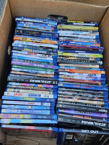 Huge Lot Of 66 Blu-Ray DVD Movies w/ All Genres Rare Titles Nice ...