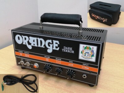 ORANGE Dark TERROR 15 WATTS 7 Watts 15W 7W GUITAR AMPLIFIER HEAD w ...