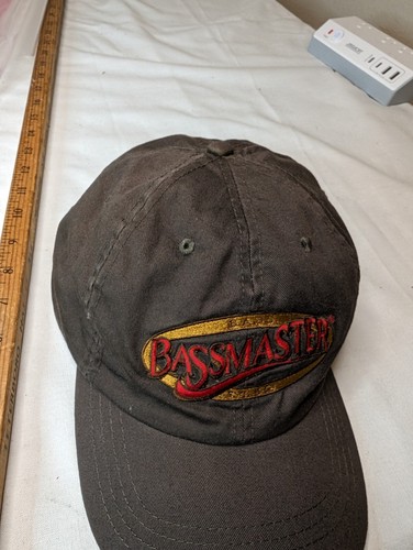Bassmasters BASS Fishing Hat Classic Ball Cap Fishermans Strap Back ...
