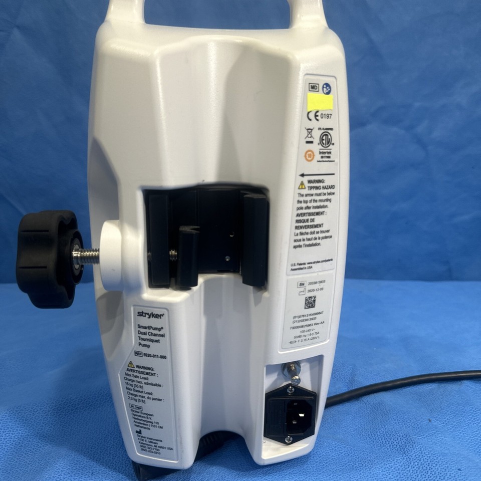 Stryker 5920-011-00 SmartPump Dual Channel Tourniquet Pump | eBay