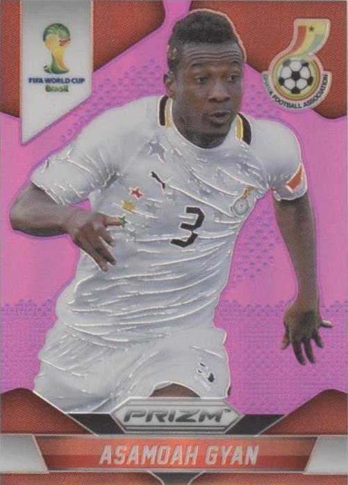 2014 Panini Prizm World Cup - Asamoah Gyan #98 Purple Prizm /99 for ...