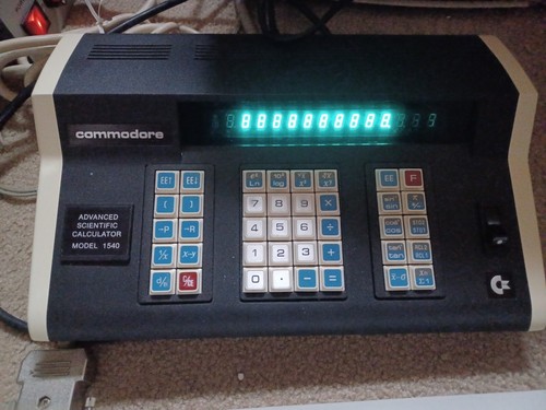 RARE Vintage Commodore SR 1540 Calculator - WORKING - Chiclet Pet ...
