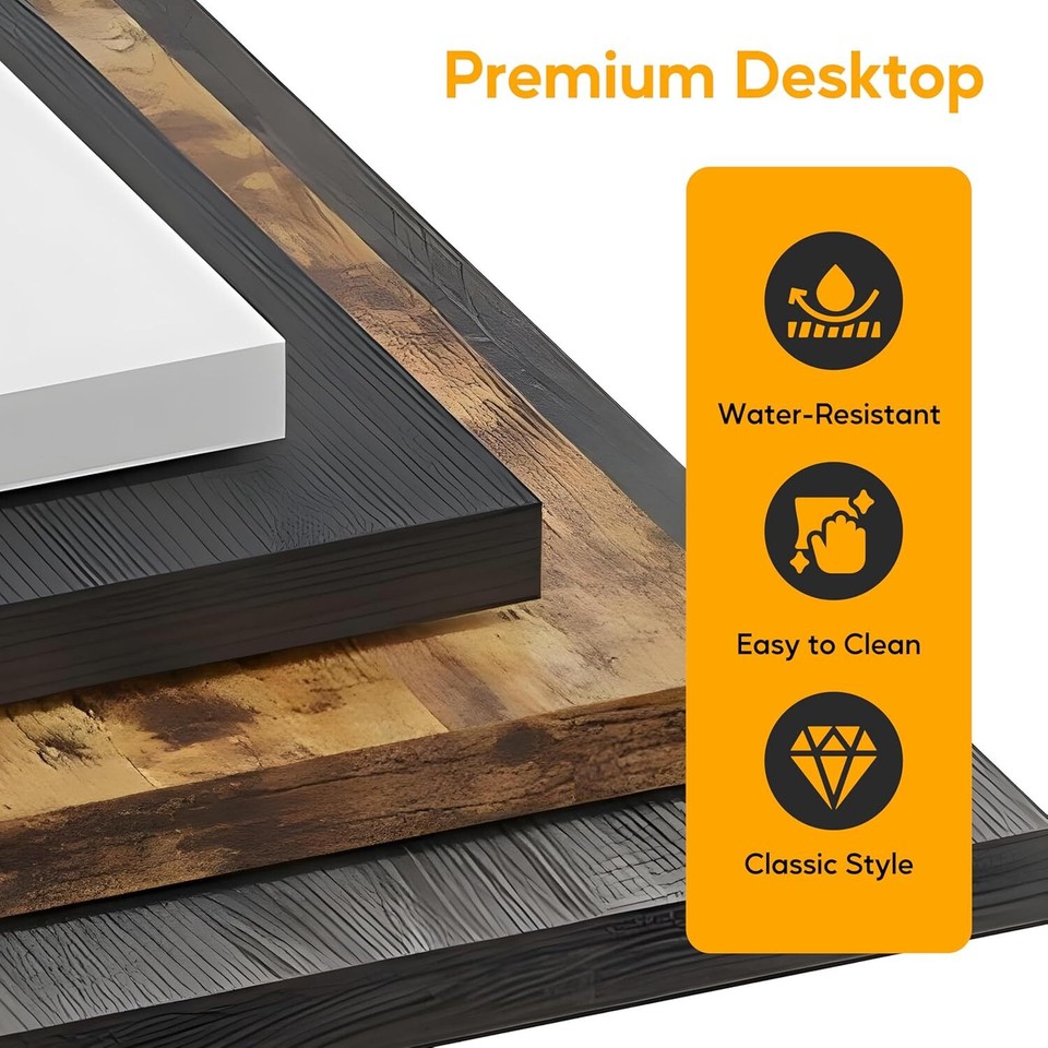 Computer Gaming Laptop Table L-Shaped Desk Corner Workstation for ...