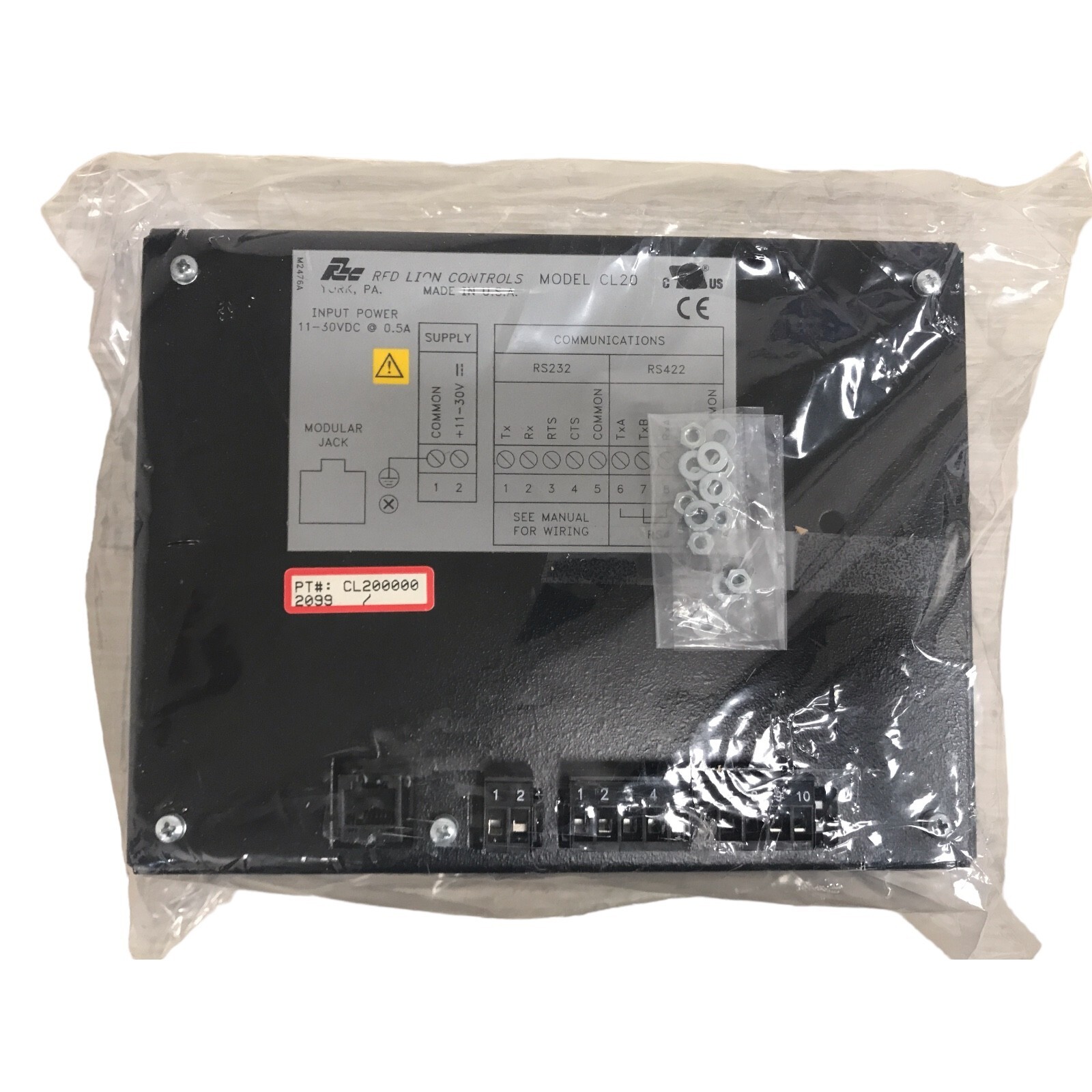 Red Lion Controls CL200000 Cl20 Missing Connectors for sale online | eBay