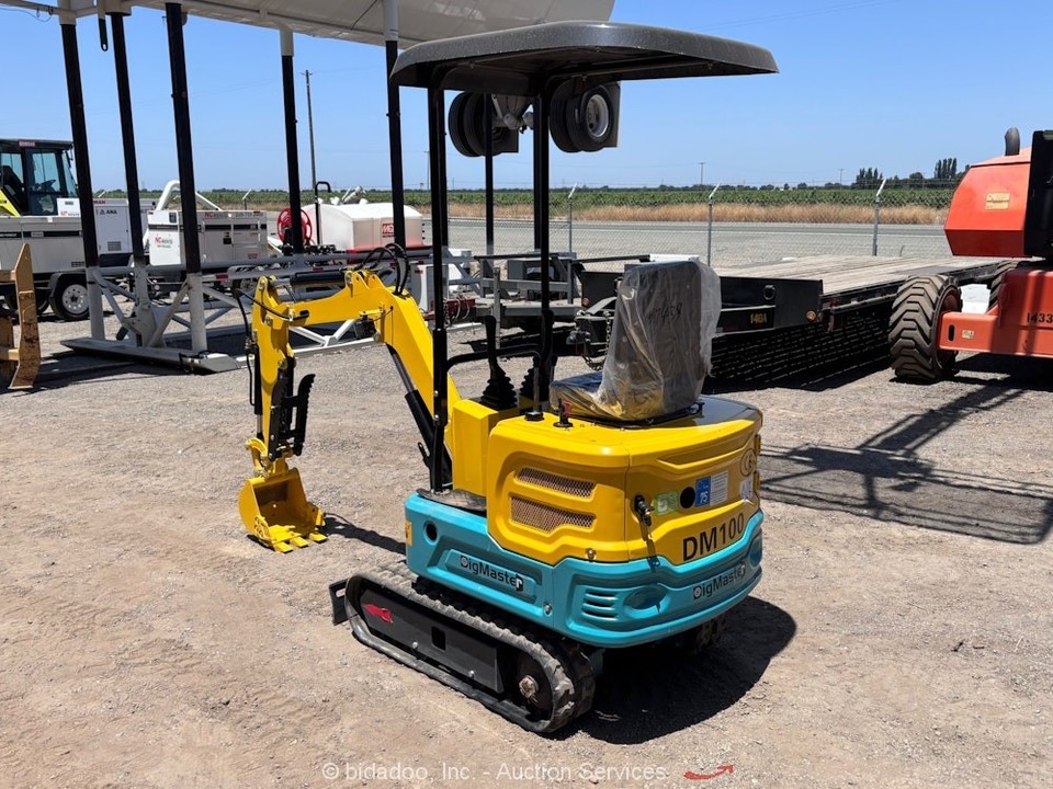 2024 Dig Master DM100 Mini Excavator Rubber Tracks Backhoe Bucket ...