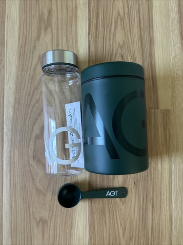 AG1 Athletic Greens Metal Canister with Shaker and Scooper | eBay