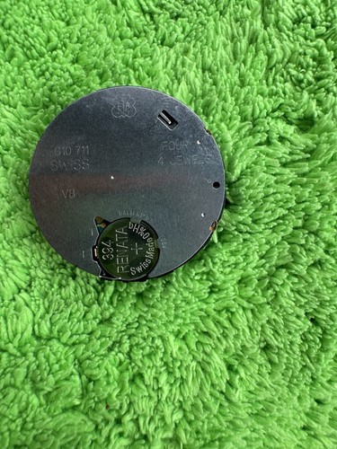 G10.711 Swiss Chrono Quartz Watch Movement - No Fingers To Test, Spares ...