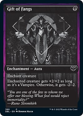 MTG Gift of Fangs Innistrad: Double Feature 380 Foil Common for sale ...