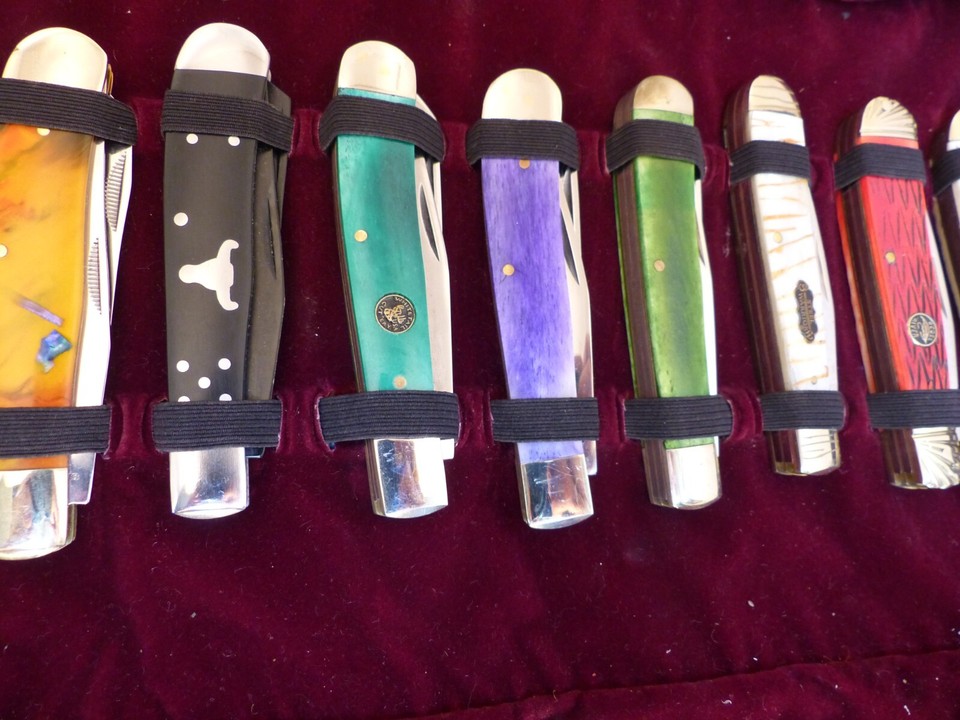 1 dozen collection Rough Rider-Steel Warrior-Ocoee-etc mint trapper ...