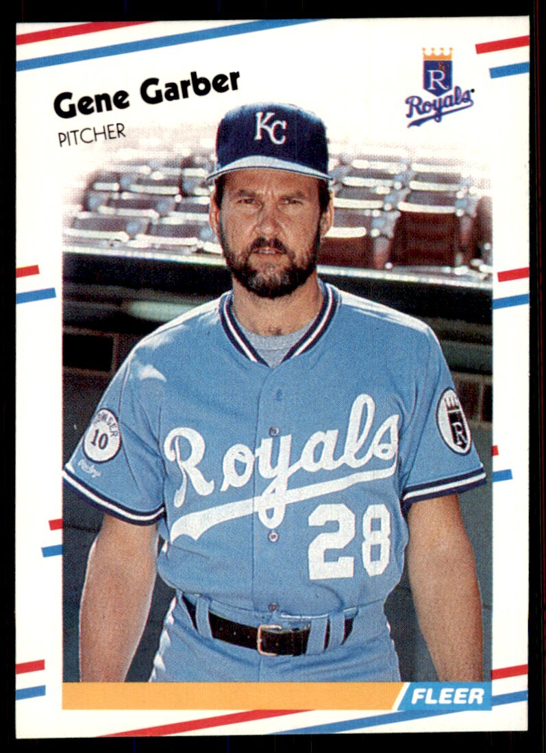 1988 Fleer Gene Garber . Kansas City Royals #257 | eBay