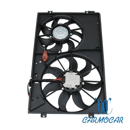 Radiator Cooling Dual Fan Fit For VW Beetle Golf Jetta Rabbit Assembly ...