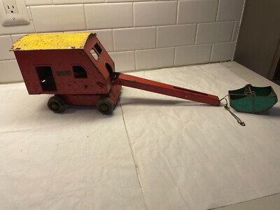 VTG Pressed Steel Structo Construction Excavator Crane Steam Shovel ...