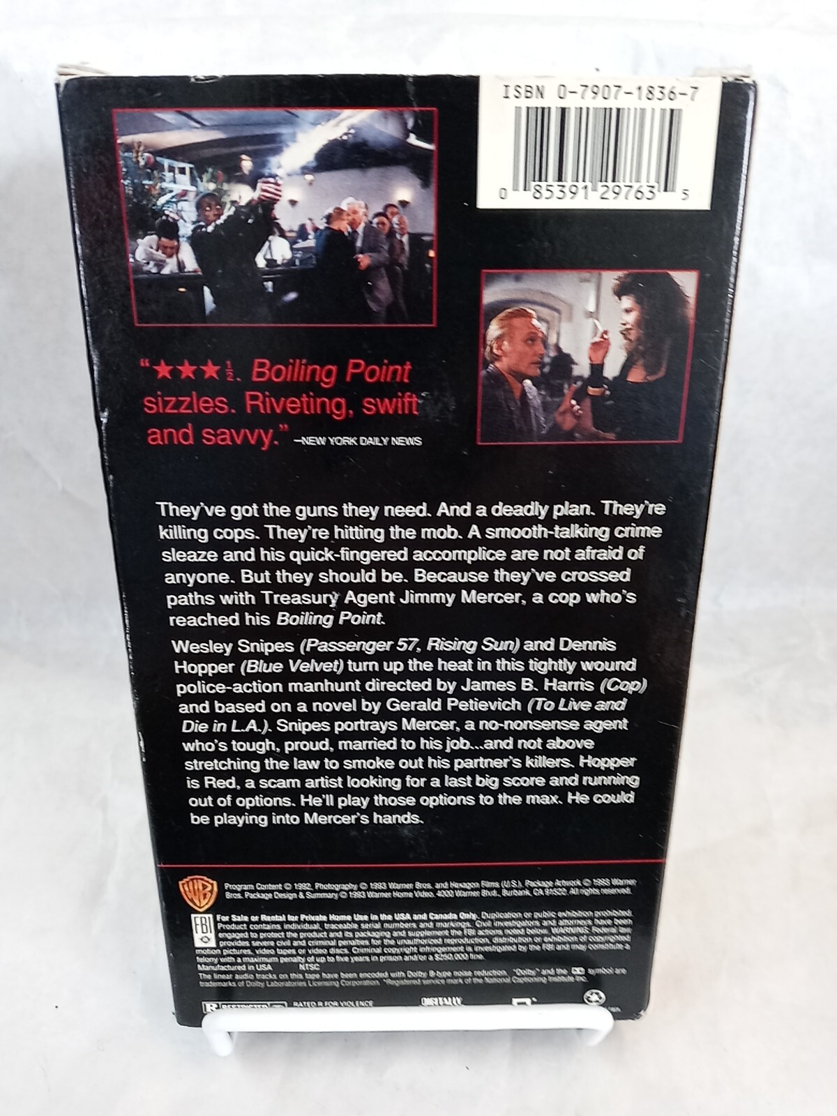 BOILING POINT ~ VHS ~ 1992 85391297635 | eBay