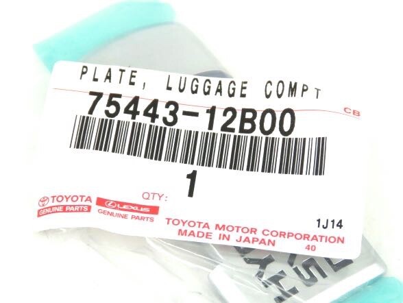 Genuine New TOYOTA HYBRID SYNERGY DRIVE BOOT BADGE Emblem For Camry ...