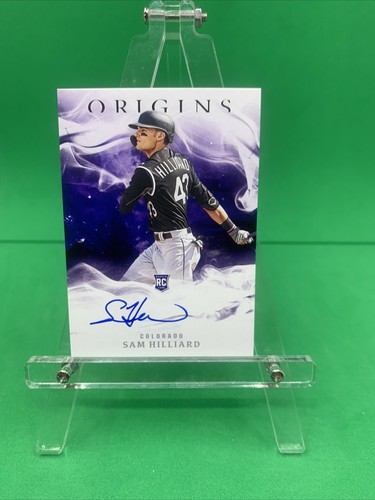 2020 Panini Origins Signatures Sam Hilliard #18 Rookie Auto RC Atlanta ...