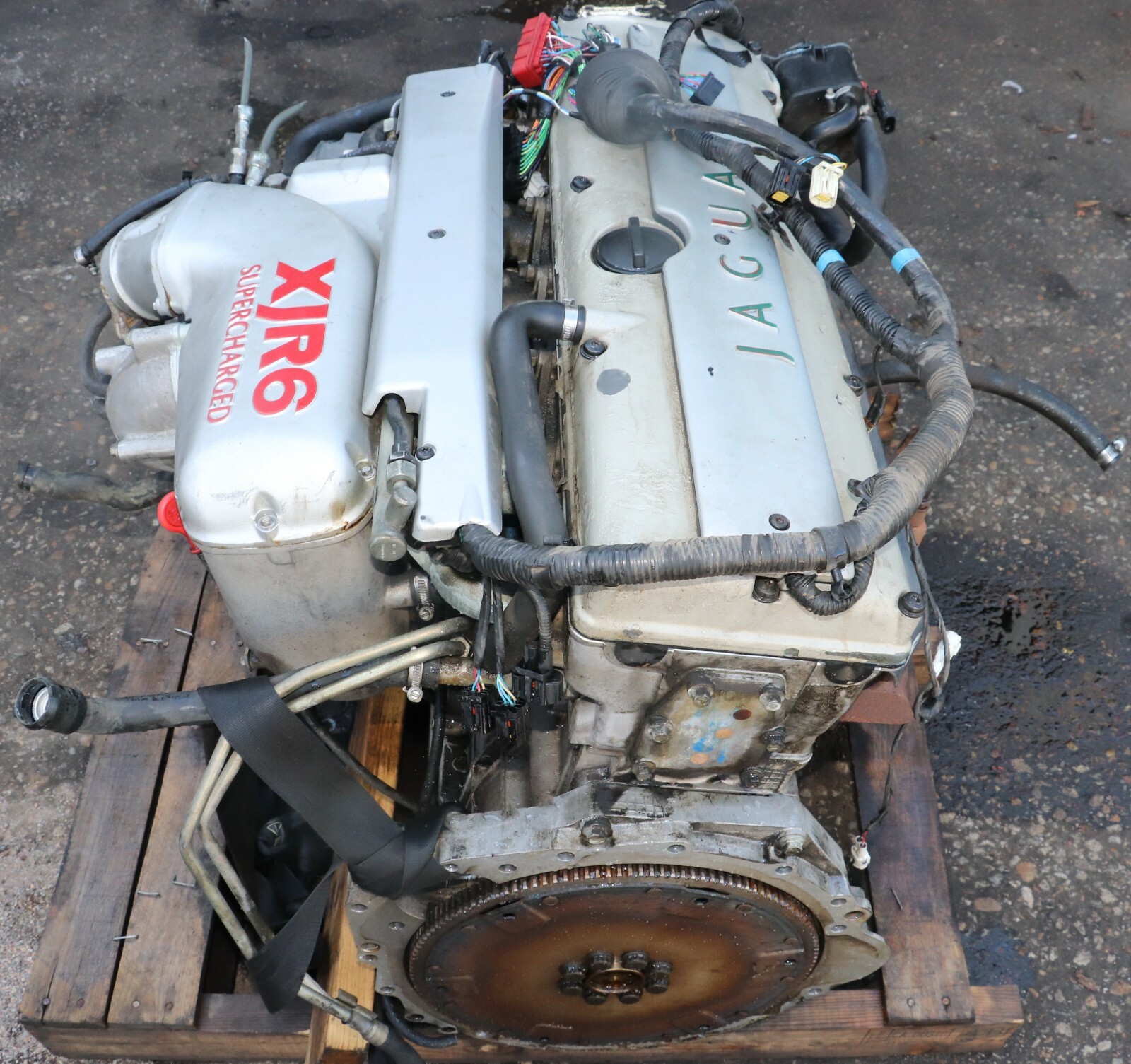 Supercharged Engine Motor 4.0 Supercharger OEM Jaguar XJR XJR6 Tested ...