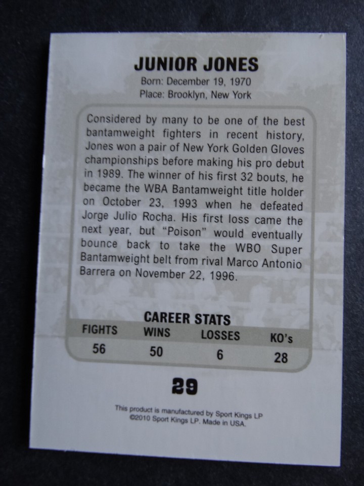 2011 Ringside Boxing Round One Gold Cards Complete Your Set U Pick List ...