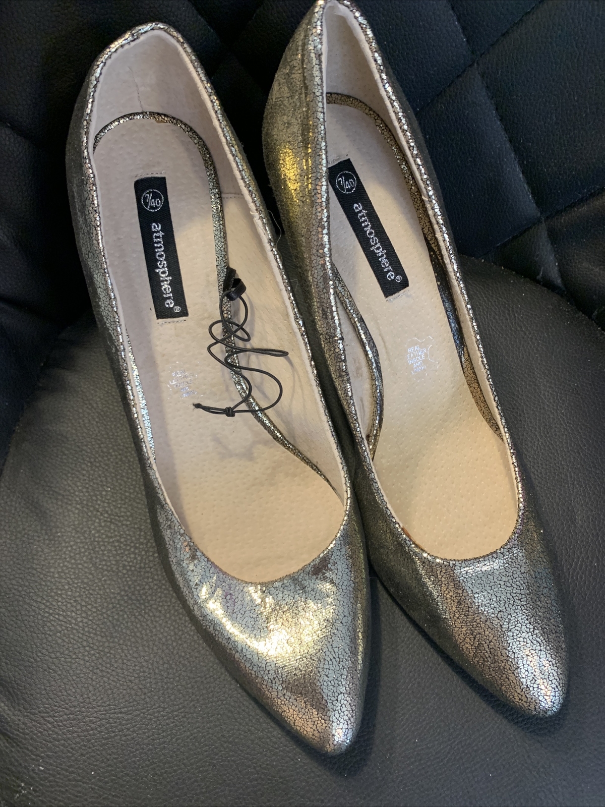 Primark Gold Metallic Stilettos High Heel Court Shoes Size 7/40 NWT ...