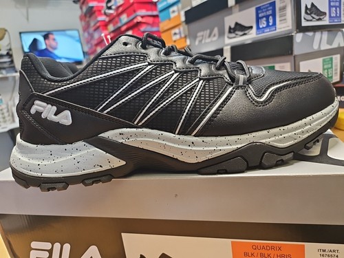 Fila Men's Quadrix Trail Running Sneaker EVA Comfort Footbed Shoe Size ...